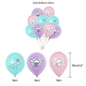 Cinnamoroll Party Themed Decorations, Cinnamoroll Dog Birthday Supplies