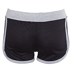 NOROZE Girls Kids Camo Brklyn Rose Print Hot Pants Shorts (5-6 Years, Brklyn Black)