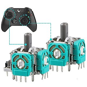 2 X 3D Controller Joystick Axis Analog Sensor Module Replacement for Xbox One