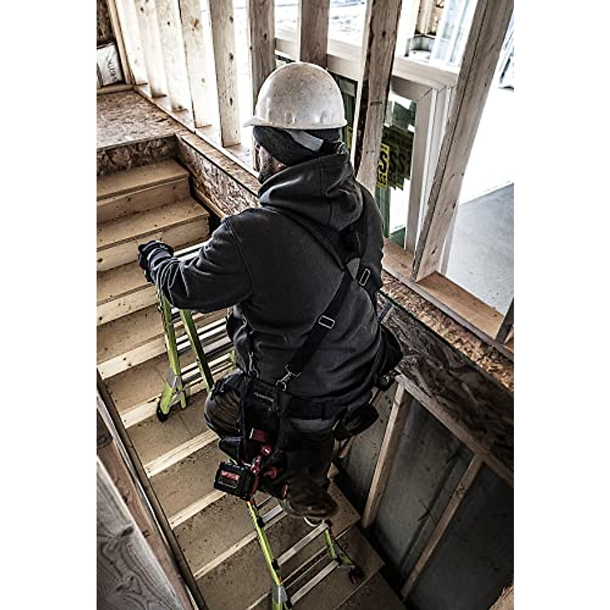 Little Giant Ladder Systems Dark Horse 2.0, M17, 17ft, Multi-Position Ladder, Fiberglass, Type 1A, 300 lbs Weight Rating, (16117-001)