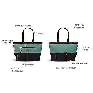 Sherpani Cali, Anti Theft Tote Bag, Travel Bag, Tote Purse, Teacher Bag, Work Tote Bags for Women, Fits 15 Inch Laptop (No Sleeve)