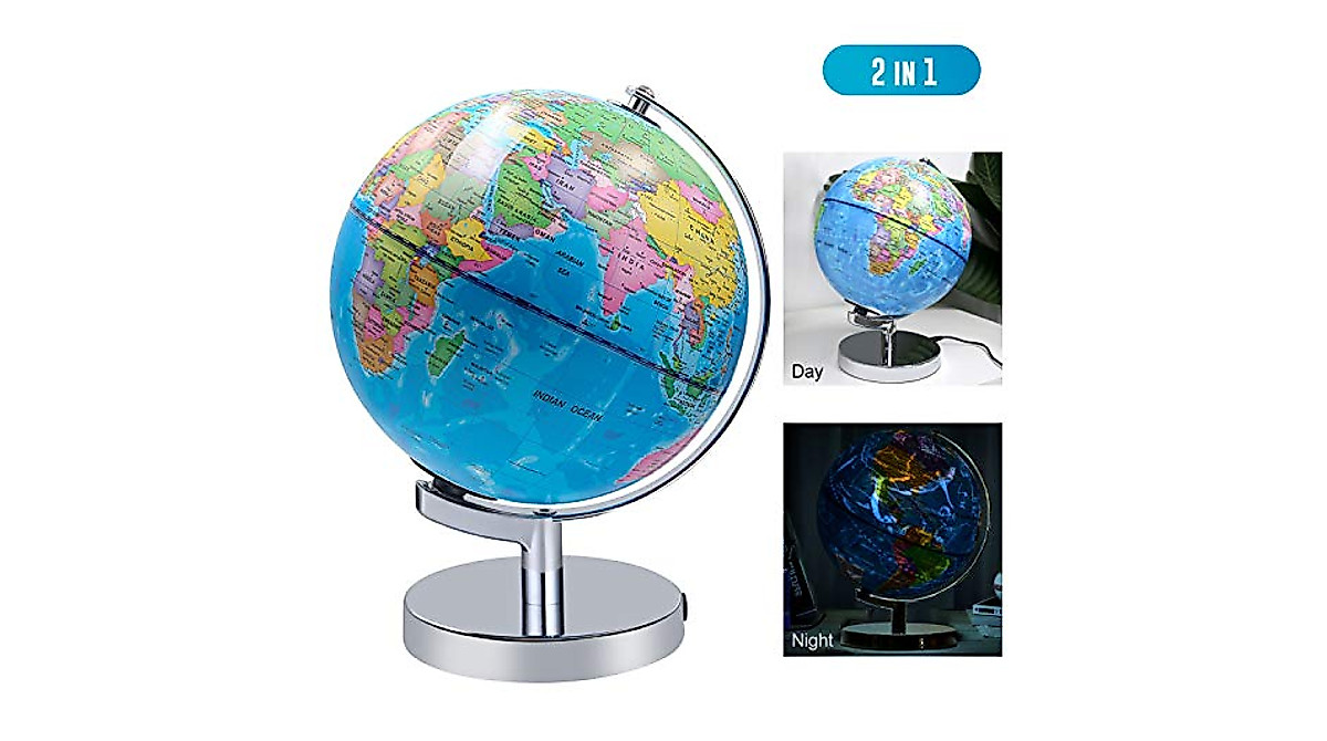 Illuminated World Globe for Kids - Fun Learning Toy