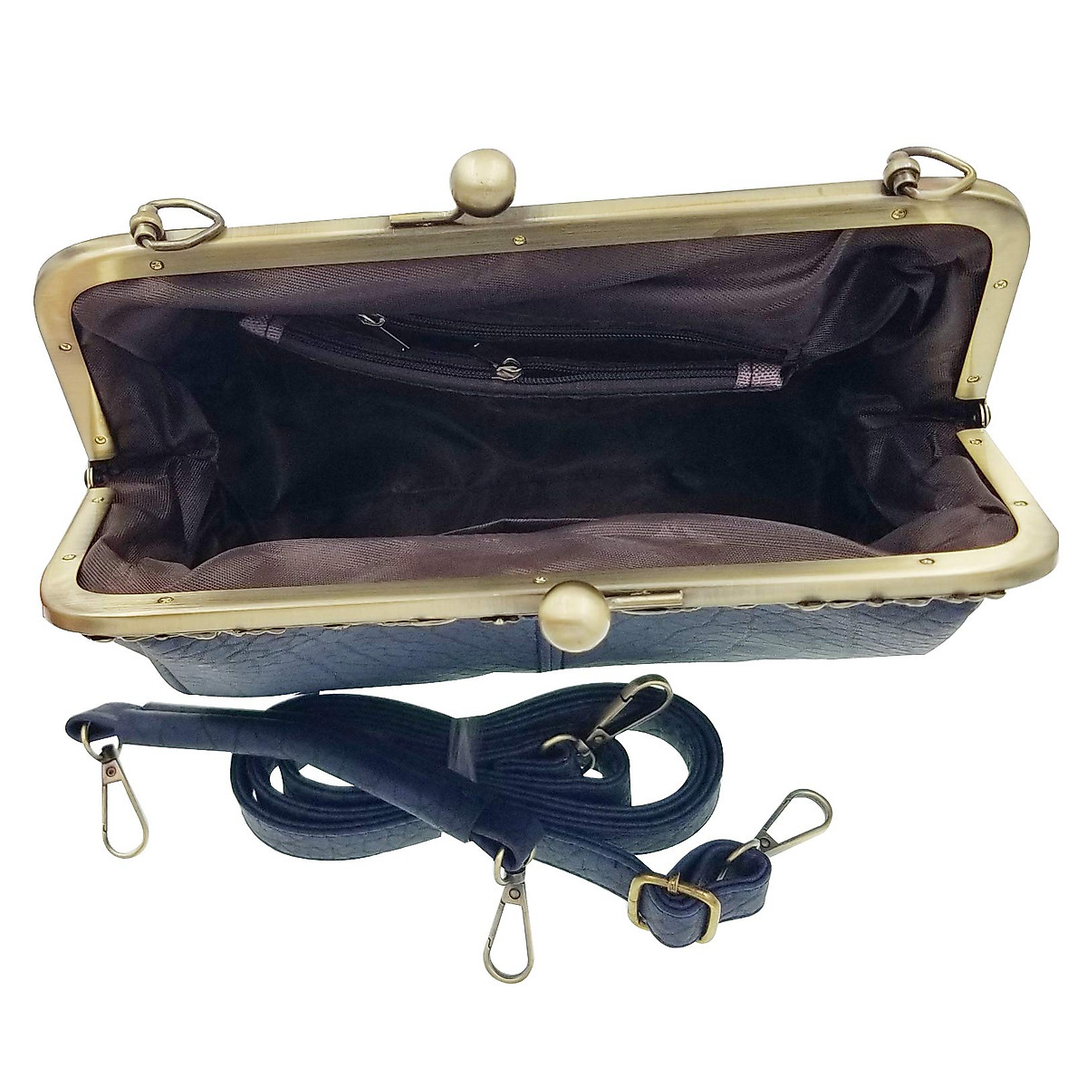 Donalworld Women Retro Hollow out PU Leather Handbag L Flp