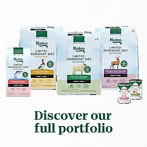 NUTRO Limited Ingredient Diet Adult Dry Dog Food Lamb & Sweet Potato Dog Kibble, 4 lb. Bag