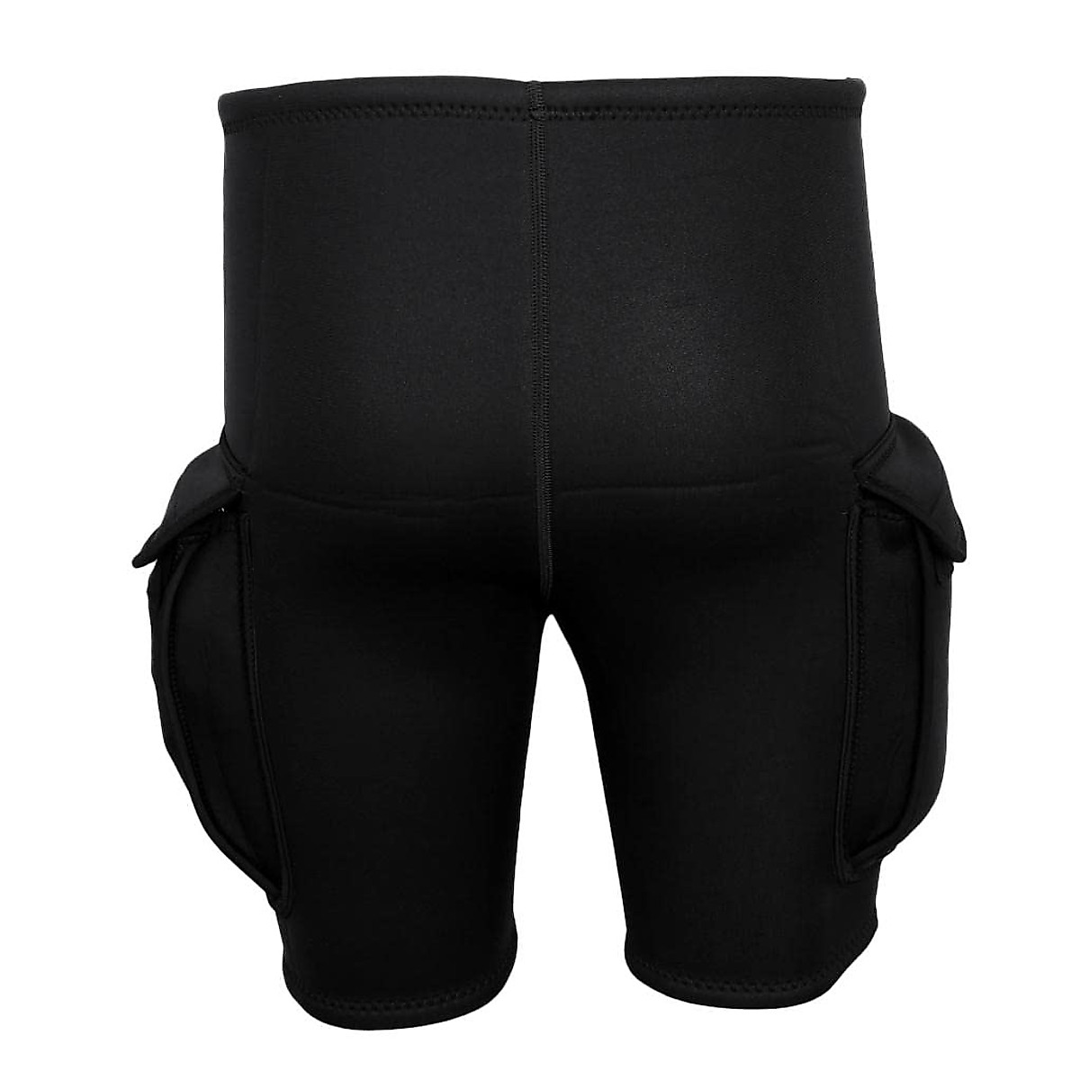 LEIPUPA Men's Women's Wetsuit Scuba Diving Tech Shorts with Pockets - 3mm Neoprene Swimwear for Snorkeling, Surfing, Kayaking, Water Sports - Select Sizes - XXL