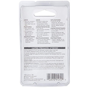 Gardner Bender PSB-1600T 25-Pk. 3/16-In. Black Low-Volt Staples - Quantity 8