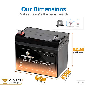 35AH 12V Rechargeable DC Deep Cycle SLA Solar Energy Storage Battery