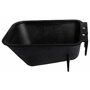 Pinnon Hatch Farms Cage Cups 1/2 pint / 8 fl oz Hanging Feed & Water Surfeed V-Cup Cage Cups (300, Black)