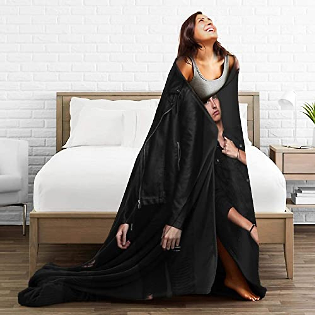 XP-LR S-am and Col-by Blanket，Super Soft Comfortable Flannel Throw Blanke Blanket Super Lightweight Warm Blanket 80"x60"