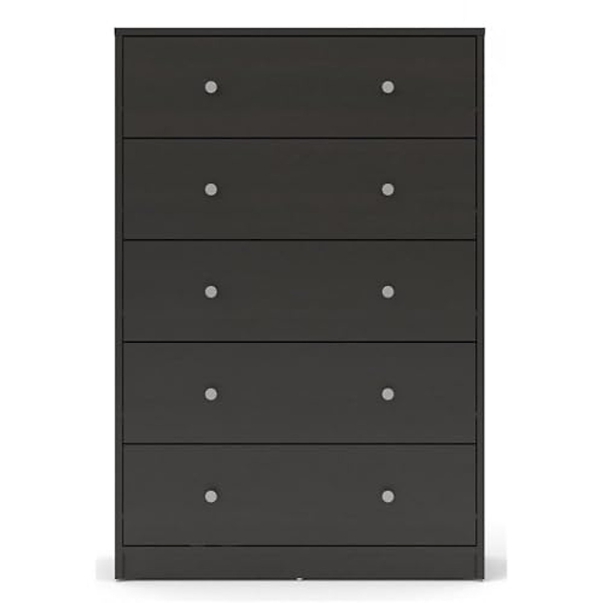 Tvilum 703292020 Portland 5 Drawer Chest, Coffee