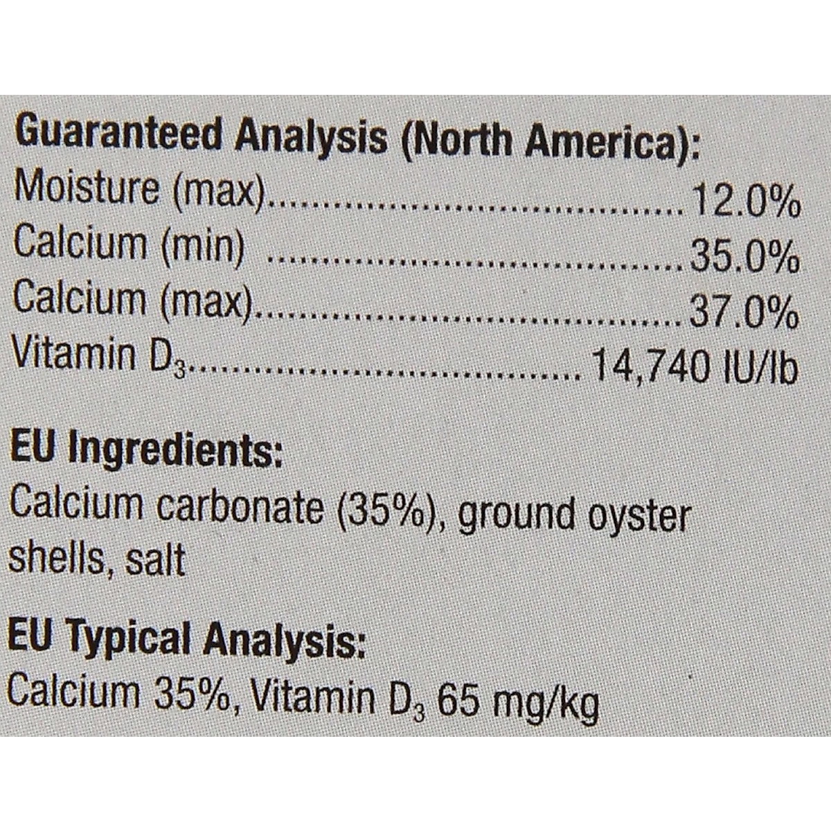 Exo Terra Calcium + D3 Powder: Ultra-fine, Phosphorus Free Formula Boosts Bone Health & Calcium Absorption Ideal for Insects, Fruits & Veggies 15.9 oz.