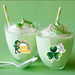 50 PCS St Patrick's Day Stickers,Vinyl Waterproof Aesthetic Stickers for Water Bottle,Laptop,Phone,Patrick's Day Decorations Party Home Supplies,for Teens Girls Kids Gift
