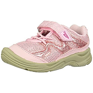 OshKosh B'Gosh Girls Dyana Bump Toe Sneaker, Light Pink, 4 Toddler