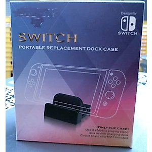 Onyehn Portable Heat Dissipation Base Replacement Shell,DIY Charging Dock Cooling Stand for Nintendo Switch(Only The case,Dock & Circuit Board Chip NOT Included)