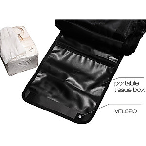 FrontTech Car Seat Back Organizer, Auto Seat Multi-Pockets Travel Storage Bag, Insulated Car Seat Back Drinks Holder Cooler, Storage Bag Cool Wrap Bottle Bag with Mesh Pockets