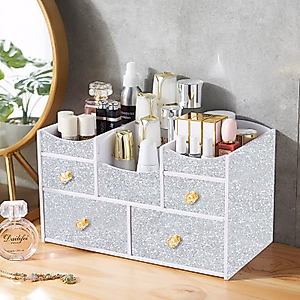 Kitico Glitter Silver Wallpaper Silver Contact Paper Silver Creative Covering Peel and Stick Wallpaper Removable Self Adhesive Paper DIY Vinyl Roll 17.7"x78.7"