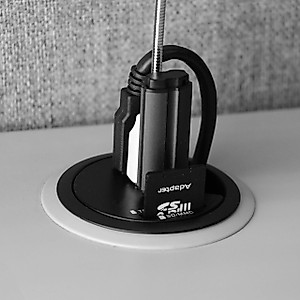 SEDNA - 2.5" Grommet Hole - in Desk - USB 3.1 Gen I 3 Port Hub/BC 1.2 USB Charger with SD Card Reader