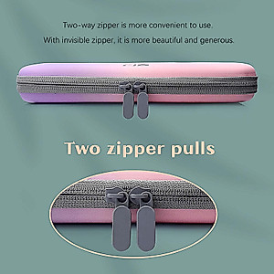 Carry Case Compatible with Nintendo Switch Girls Protective Hard Portable Travel Carry Case for Nintendo Switch Console and Accessories(Pink-Blue)