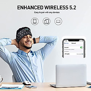 ASMRBAND Sleep Headphones Sports Headband, Adjustable Soft Sleep Headphones Headband,Long Time Play Headphone Band with Built in Speakers Perfect for Sleep,Workout,Running,Yoga,Travel,Insomnia