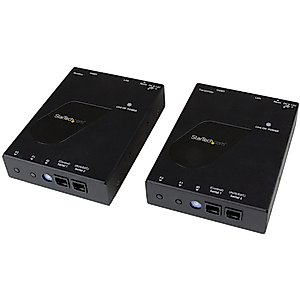 StarTech.com HDMI Video Over IP Gigabit Ethernet Extender Kit - 1080p HDMI Extender Over Cat6 LAN Ethernet - up to 330 feet (100 Meters) - Replaced by ST12MHDLNHK (ST12MHDLAN)