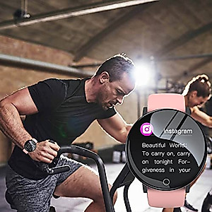 Byikun Smart Watch Answer/Make Calls, 119S Fashion Smart Sports Watches Slim Waterproof, Smartwatch That Can Call and Text, Android Smart Watch for iPhone Compatible, Heart Rate/Sleep Monitor Watch