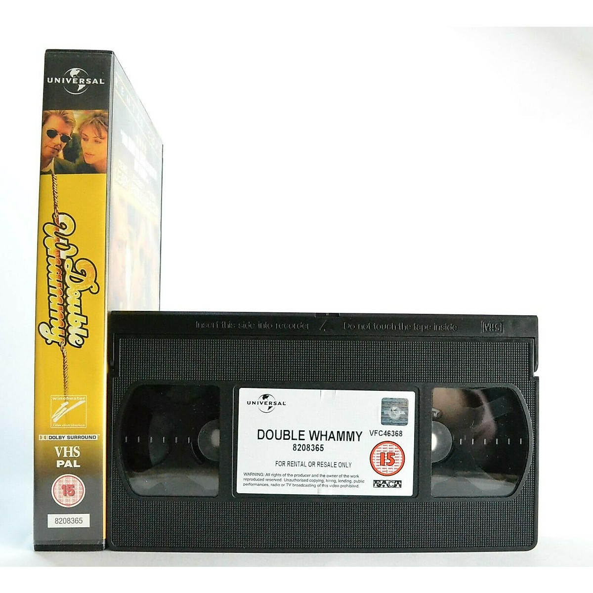 Double Whammy: Comedy (2001) - Large Box - Ex-Rental - E.Hurley/S.Buscemi - VHS