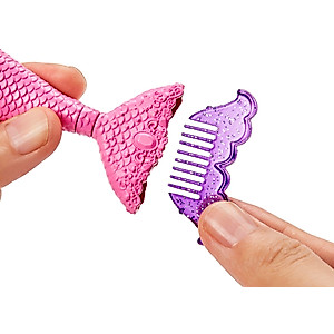 Barbie Mattel Dreamtopia-Pack of 3 Chelsea Mermaid, Fairy and Princess Dolls, Multicolor FPL86