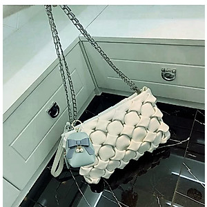 Tomcrazy Bow Tie Mini Pouch for AirPods Pro 2nd, 1st 3 / Galaxy Buds/Airtag/Access Cards, Mini Coin Purse Pendant Storage Bag for Sony LinkBuds S WF-L900 WF-1000XM4 Ambie AM-TW01 Earbuds Case (#2)