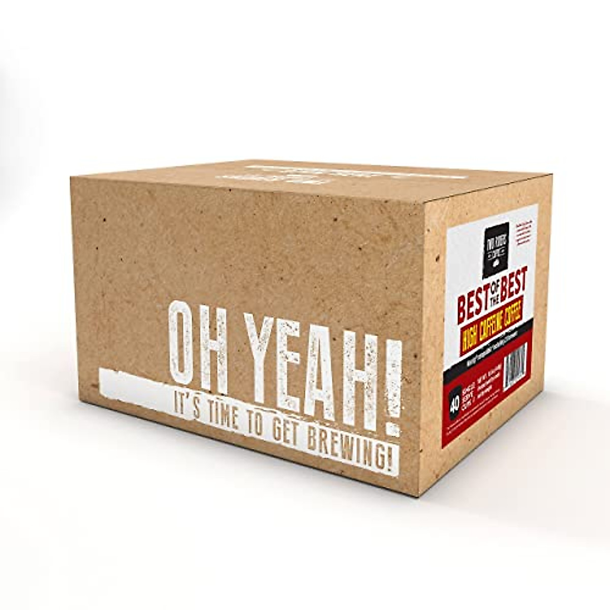 Best of the Best Pods, Variety Pack for Keurig K Cup Brewers, Strong and Regular Coffee Lovers, Great Gift - 5 Cups of Each, High Caffeine Coffee, 40 Count