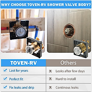 R10000-UNBXHF Universal Shower Valve Body Replacement Delta Faucet R10000 UNBXHF MultiChoice Bathtub and Shower Valve Body for Tub Faucet Trim Kits, Fits Single or Dual Function Delta Faucet Trim Kit