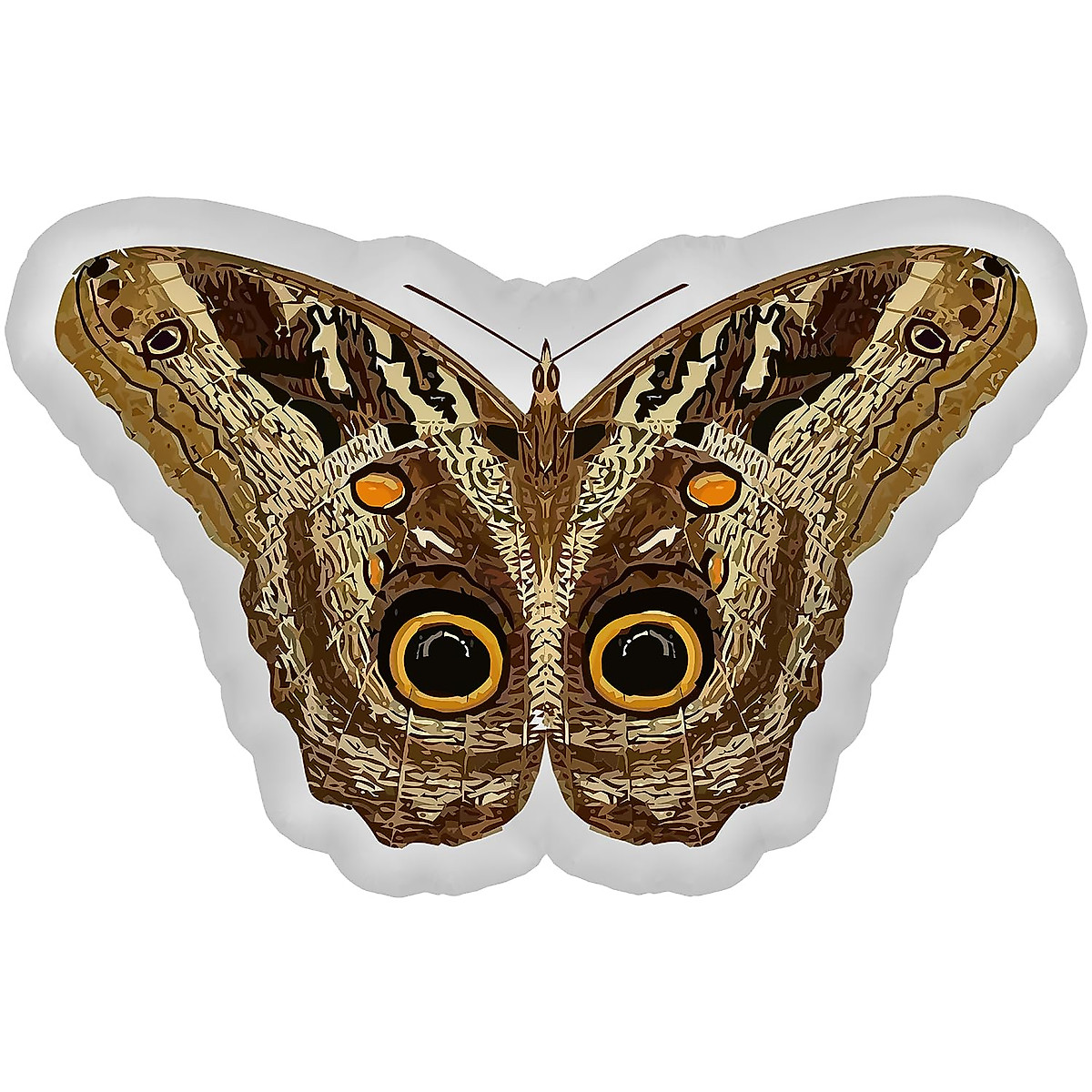 Butterfly Shaped Throw Pillow, Cushion Soft Pillows Decor for Home Decorative Seating Cushions, 12 Inch