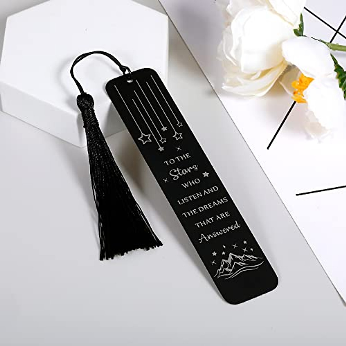 Bookmark Gift for Women Men Friendship Gifts for Women Bookmark for Fans Book Lovers Reader Birthday Christmas Inspirational Gift 1 PCS Double-Sided