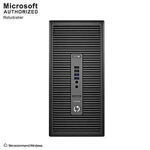 HP ProDesk 600 G2 Tower Desktop PC, Intel Quad Core i5 6500 up to 3.6GHz, 16G DDR4, 240G SSD + 1T HDD, WiFi, BT 4.0, DVD, Windows 10 Pro 64-Multi-Language Support English/Spanish/French (Renewed)
