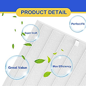 C545 True HEPA Replacement Filter S Compatible with Winix C545, B151, P150, 9300 Air Cleaner Purifier, Replaces Winix Filter S 1712-0096-00 and 2522-0058-00, 5 Pack H13 Filters