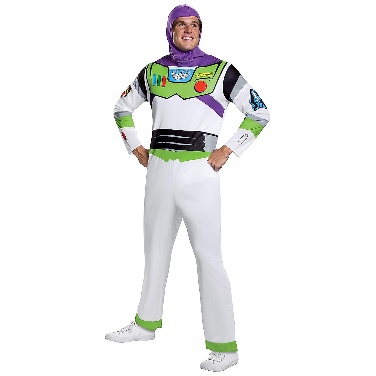 Disguise Buzz Lightyear Adult Costume - X-Large,White
