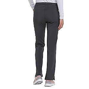 HeartSoul Women Scrubs Pant Low Rise Drawstring HS025, M, Pewter