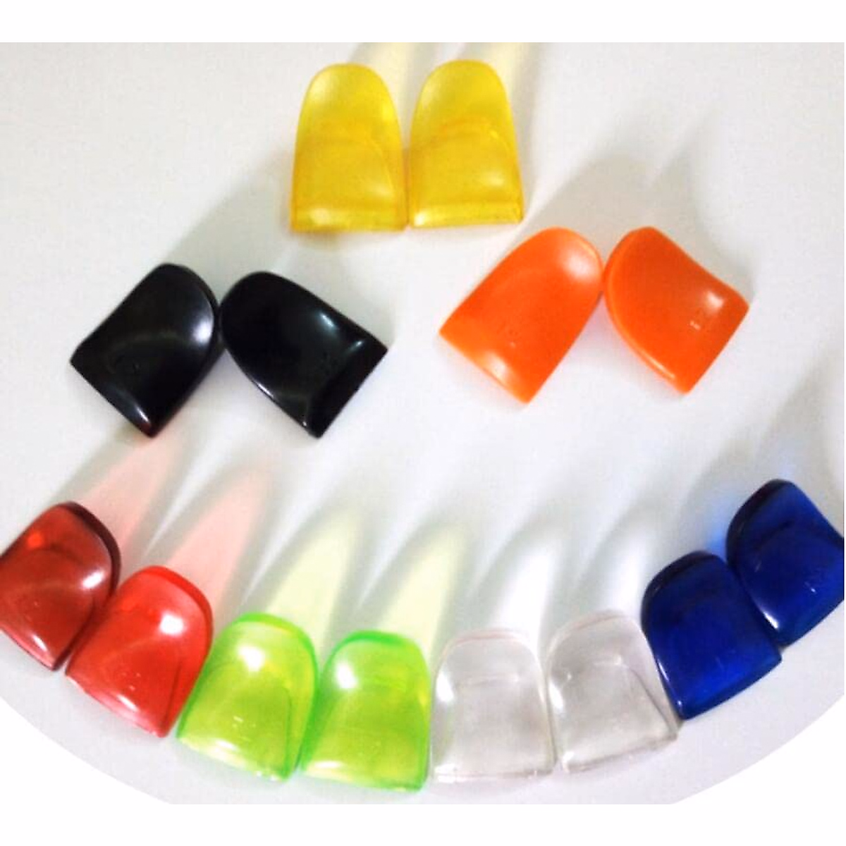 1 Pair L2 R2 Button Extenders Trigger Buttons for PS4 / PS4 Slim / PS4 Pro Game Controller (Orange)