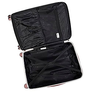 it luggage Sheen 28" Hardside Checked 8 Wheel Expandable Spinner, Marmo Rose Print, 27"