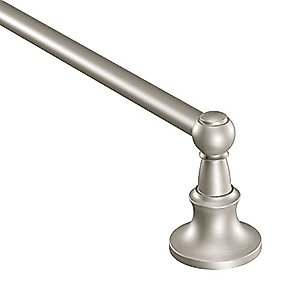 Moen Vale Brushed Nickel 24-Inch-Towel Bar, DN4424BN