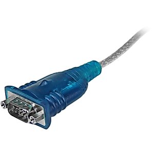 StarTech.com 17in (43cm) 1-Port USB to RS232 DB9 Serial Adapter Cable, USB to Serial Adapter Cable - M/M