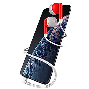 RedSkyPower 10 Pack Multi Color Kid's Wired Earbud Headphones, Individually Bagged, Disposable Earbuds Ideal for Students in Classroom Libraries Schools, Bulk Wholesale