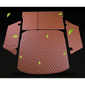 Worth-Mats Rear Cargo Mat+Back Seat Protector+High Sides Panel Protector Compatible with Porsche Macan/Macan S(Non Maacan EV) Cargo Liner Trunk Cover Full Coverage Trunk Liner