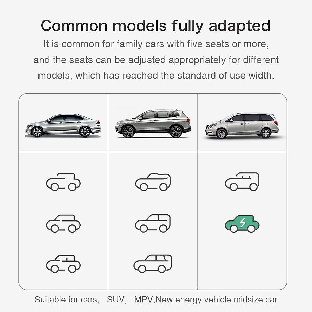 Car Air Mattress Inflatable Car Bed,Thickened Car Camping Bed Sleeping Pad with Upgrade Side File,SUV Truck Air Mattress for Camping Travel, Hiking, Trip and Outdoor Activities (Black)