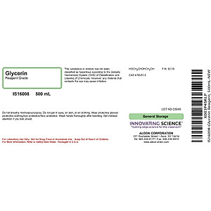 ALDON Innovating Science Glycerin Reagent, 500mL - The Curated Chemical Collection