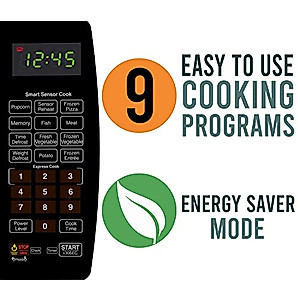 Farberware FMO13AHTBKI Professional 1.3 Cu. Ft. 1100-Watt Microwave Oven with Sensor, Stainless Steel