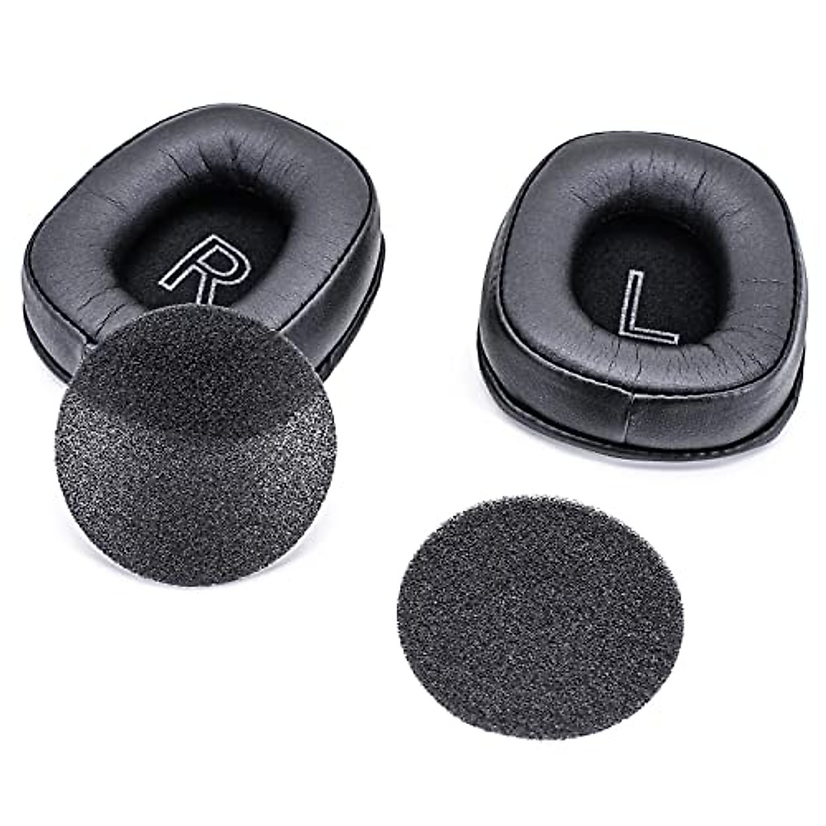 Ear Pads Compatible with PuroQuiets Headphones - Puroquiets Kids Ear Cushions (Black)