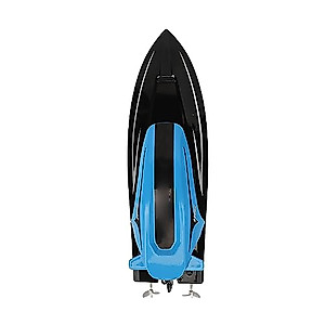 Emoshayoga RC Boats Toy, Racing RC Boats 25kmh 4CH High Speed LED Light with Remote Control for Lakes