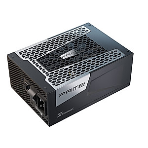 Seasonic Prime TX-1600, 1600W 80+ Titanium, Full Modular, Fan Control in Fanless, Silent, and Cooling Mode, 12 Year Warranty, Perfect Power Supply for Gaming and High-Performance Systems, SSR-1600TR.