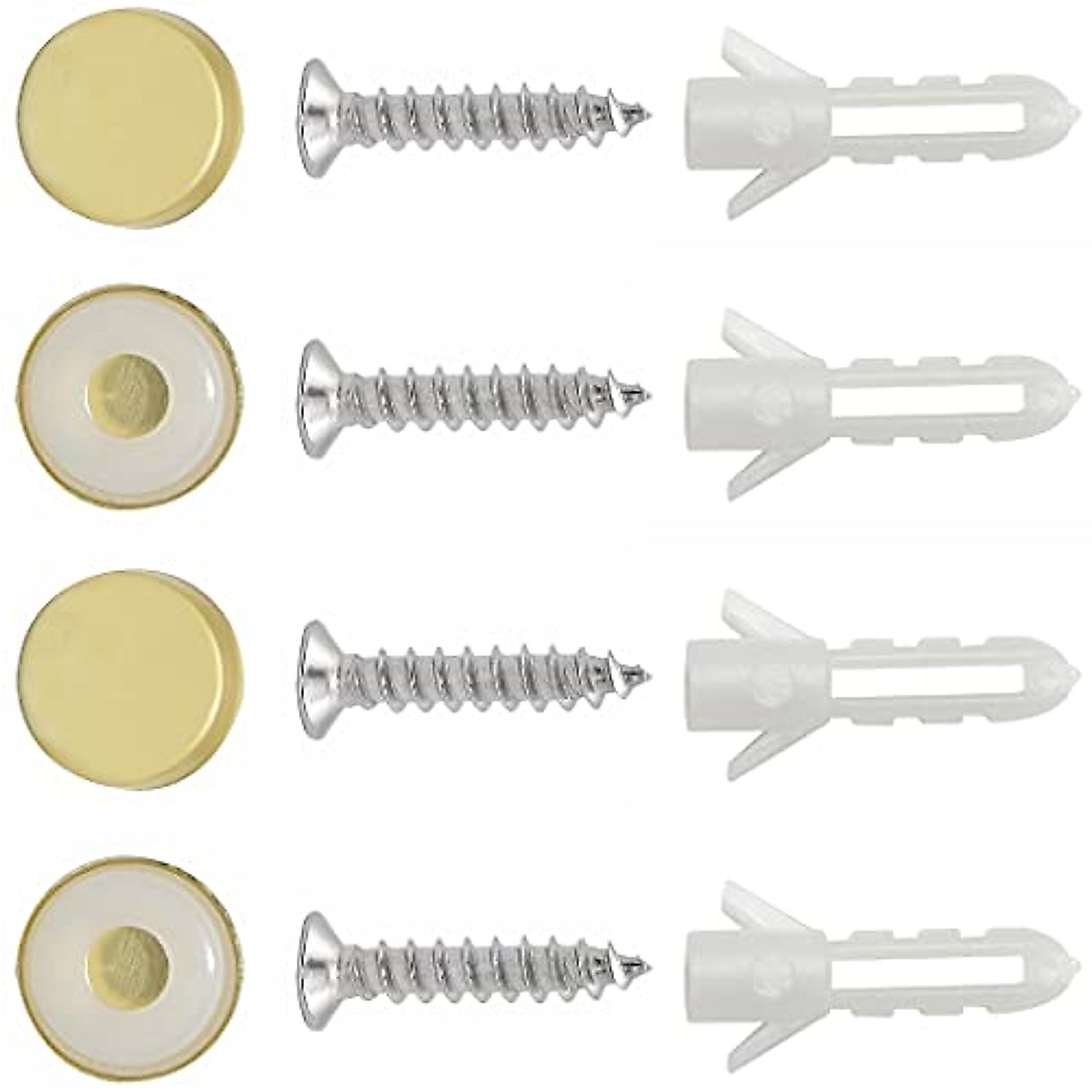 Dianoo 35.5cm Wine Glass Holder Gold, Under Cabinet Wine Glass Rack, Stemware Holder, Hanging Wire Stemware Rack For Kitchen Bar, 2 Pack