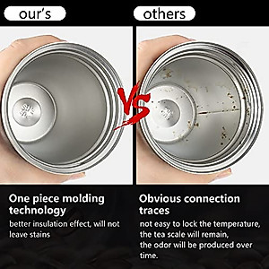 CS COSDDI Travel Mug 12oz - Vacuum Insulated Coffee Travel Mug Spill Proof with Leakproof Lid - Double Walled Reusable Tumbler Cups for Keep Hot/Ice Coffee,Tea and Beer(Aquamarine)